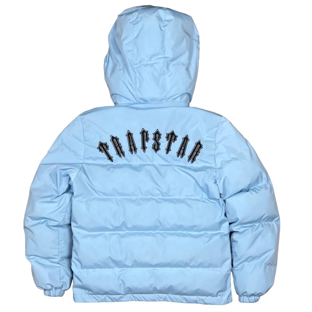 Trapstar Blue Irongate puffer jacket with detachable... - Depop