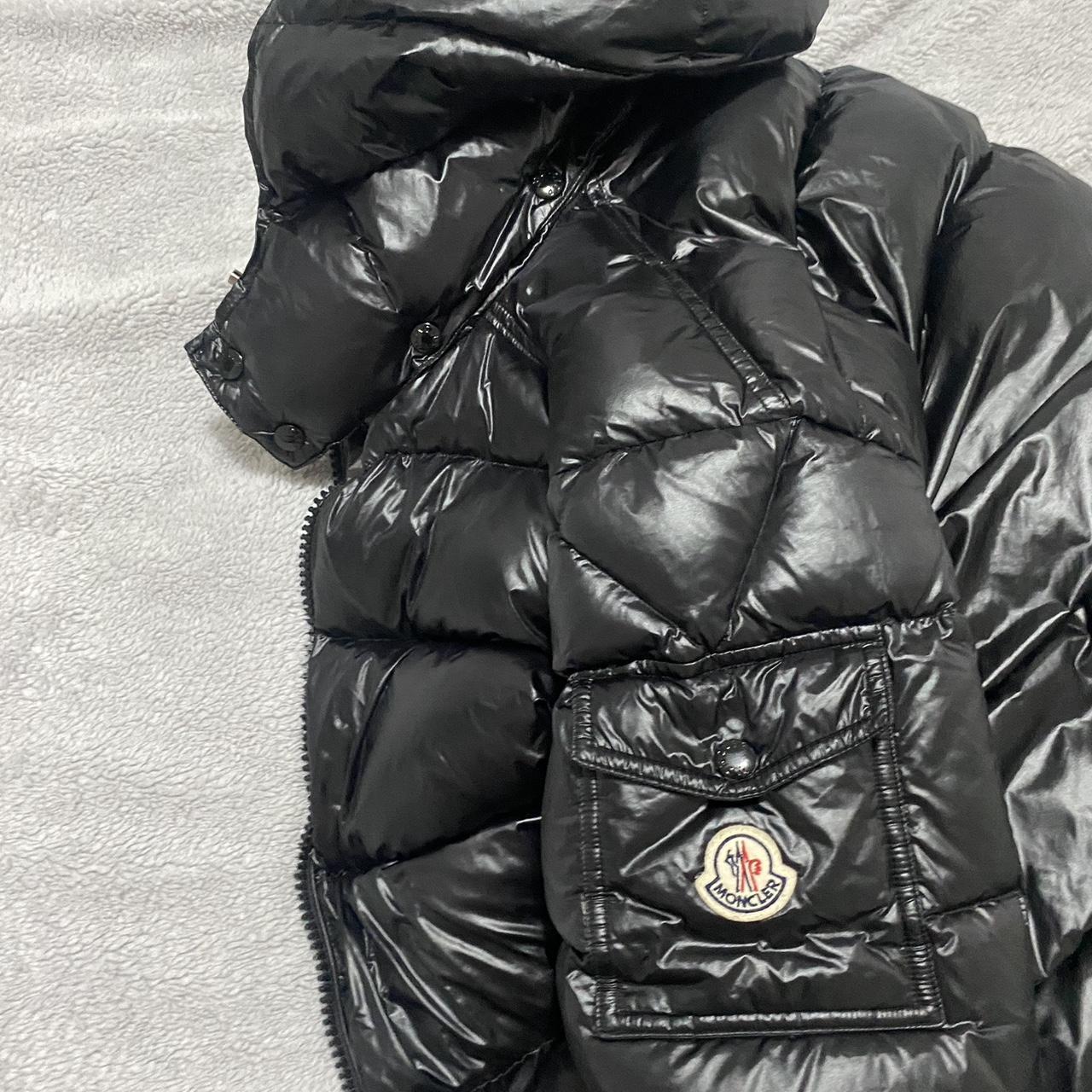 moncler maya coat size 2 - Depop