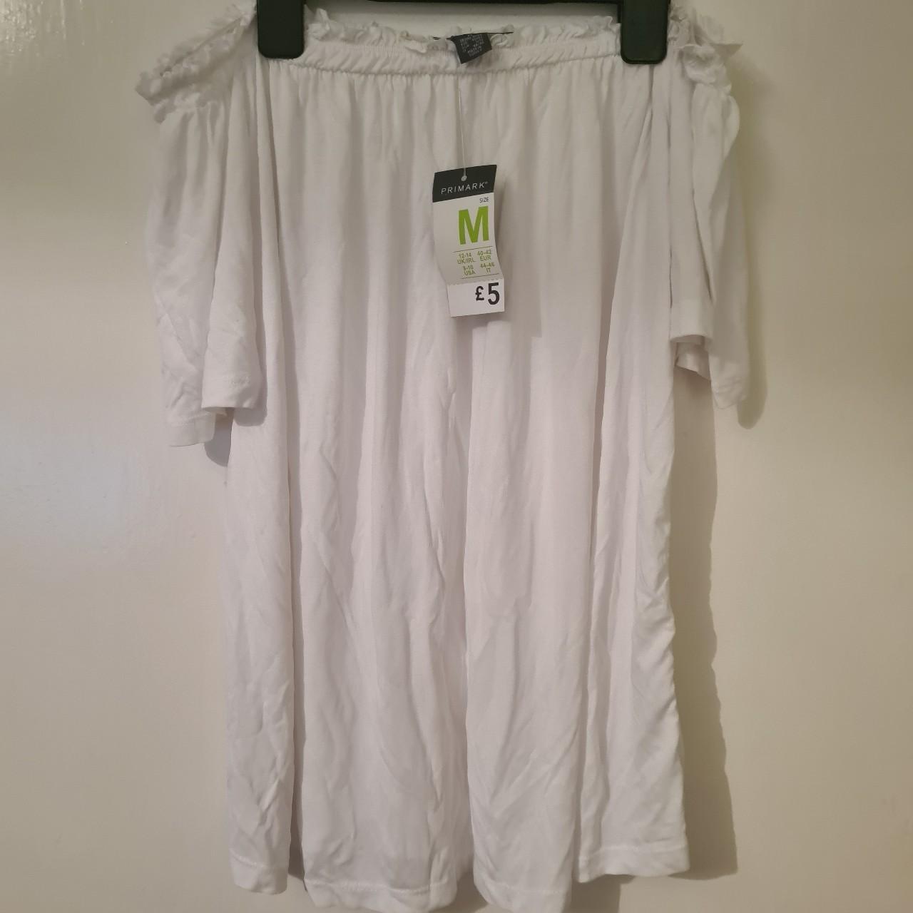 Primark Women's White Top | Depop