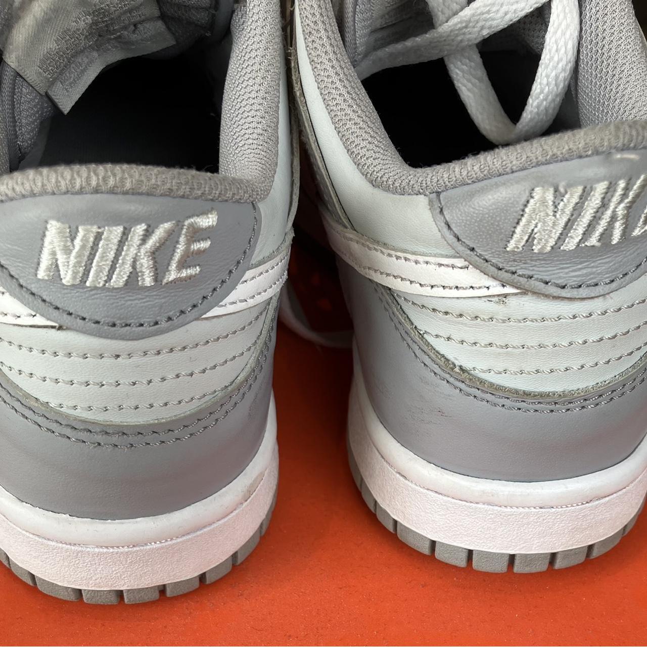 Cloud grey and white low dunks - Depop