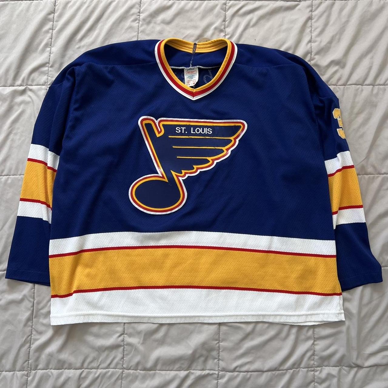 Vintage 90s St. Louis Blues Hockey Jersey • No Flaws... - Depop