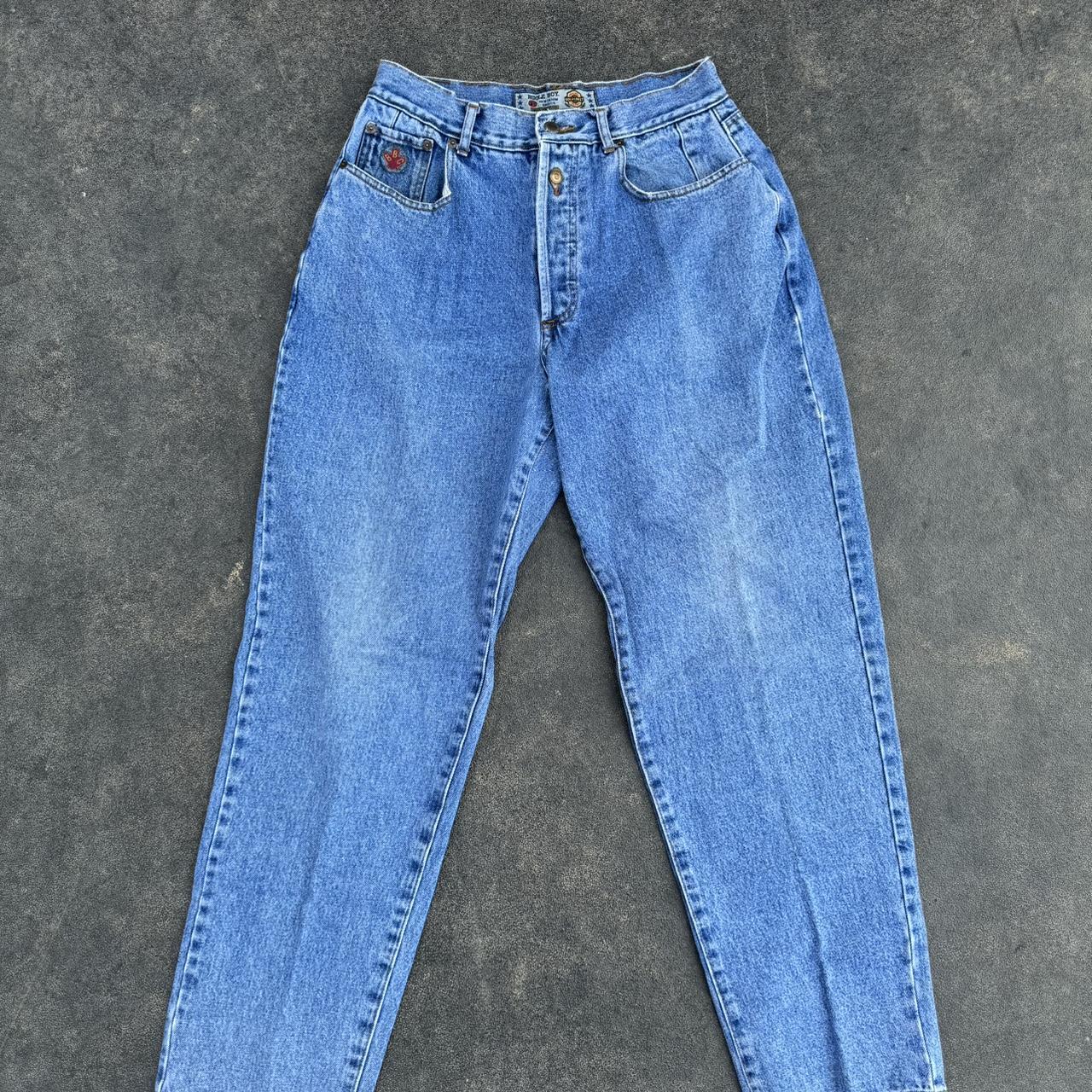Bugle Boy Jeans Medium Wash Size - 32w Condition -... - Depop