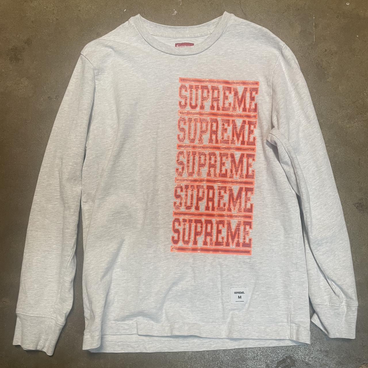 Supreme Stacked Long Sleeve Tagged... - Depop