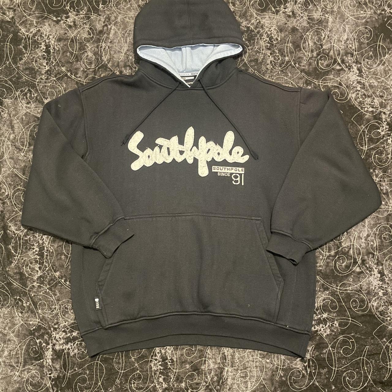 Sick Y2K skater grunge southpole hoodie Size XL fits... - Depop