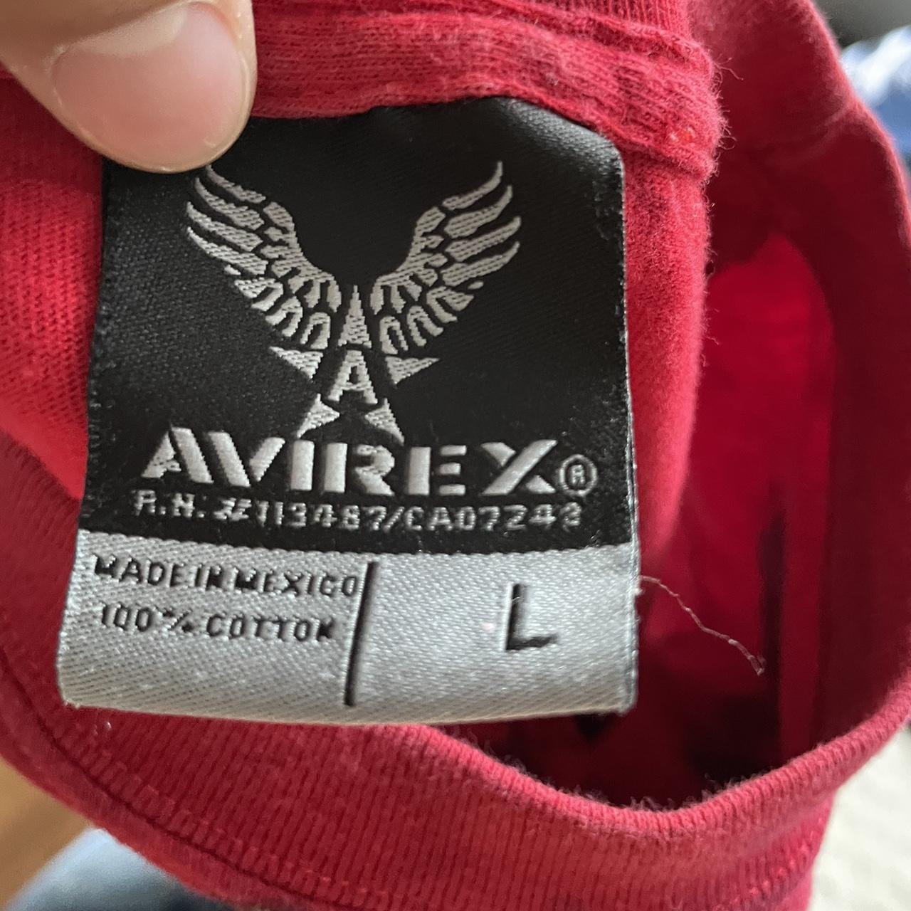 Avirex Size L #goth #red #emo #punk #vintage - Depop