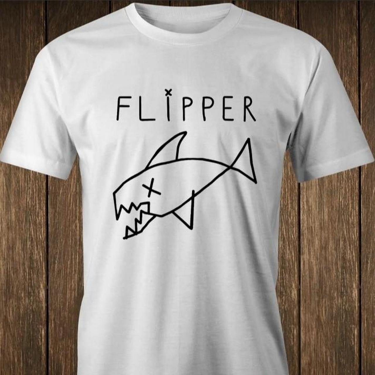 Flipper t-shirt as worn by Kurt Cobain Nirvana -... - Depop