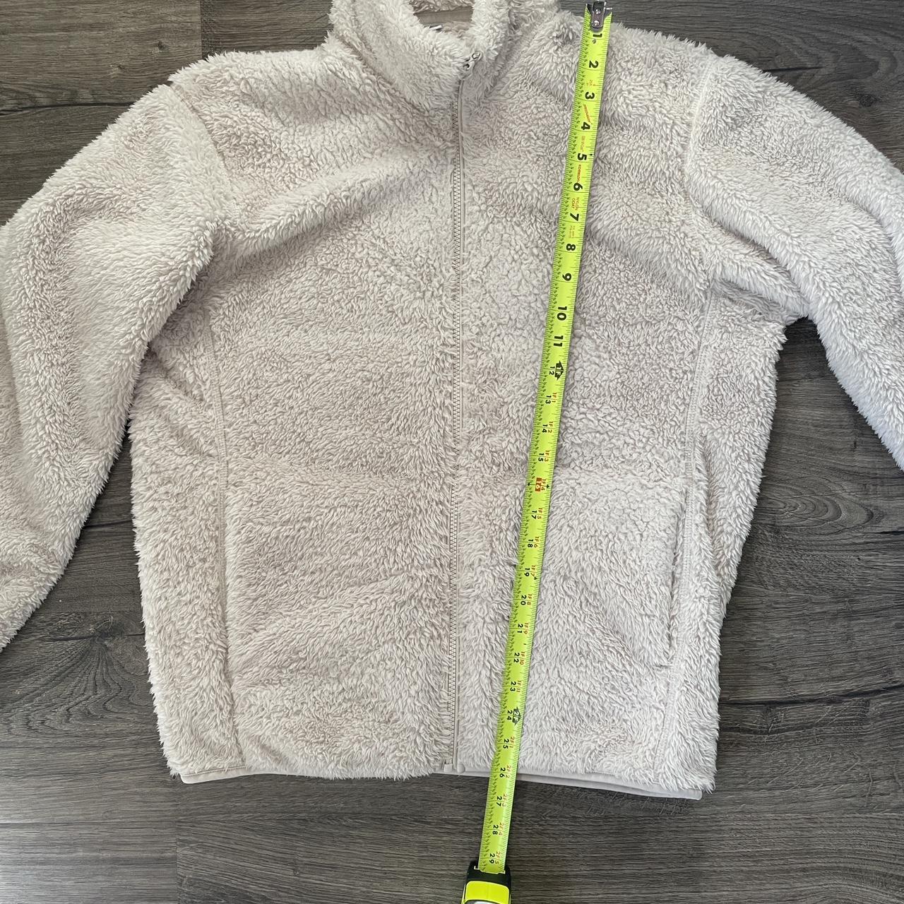 Uniqlo Fluffy Yarn Fleece Jacket Mens Medium 23”... - Depop