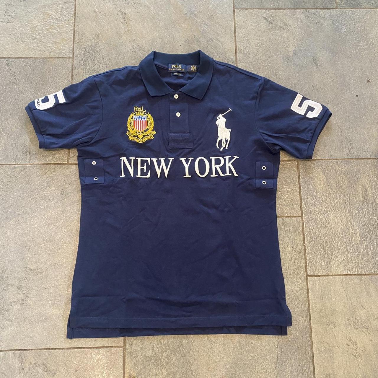 New York Ralph Lauren chief keef style polo Size L... - Depop