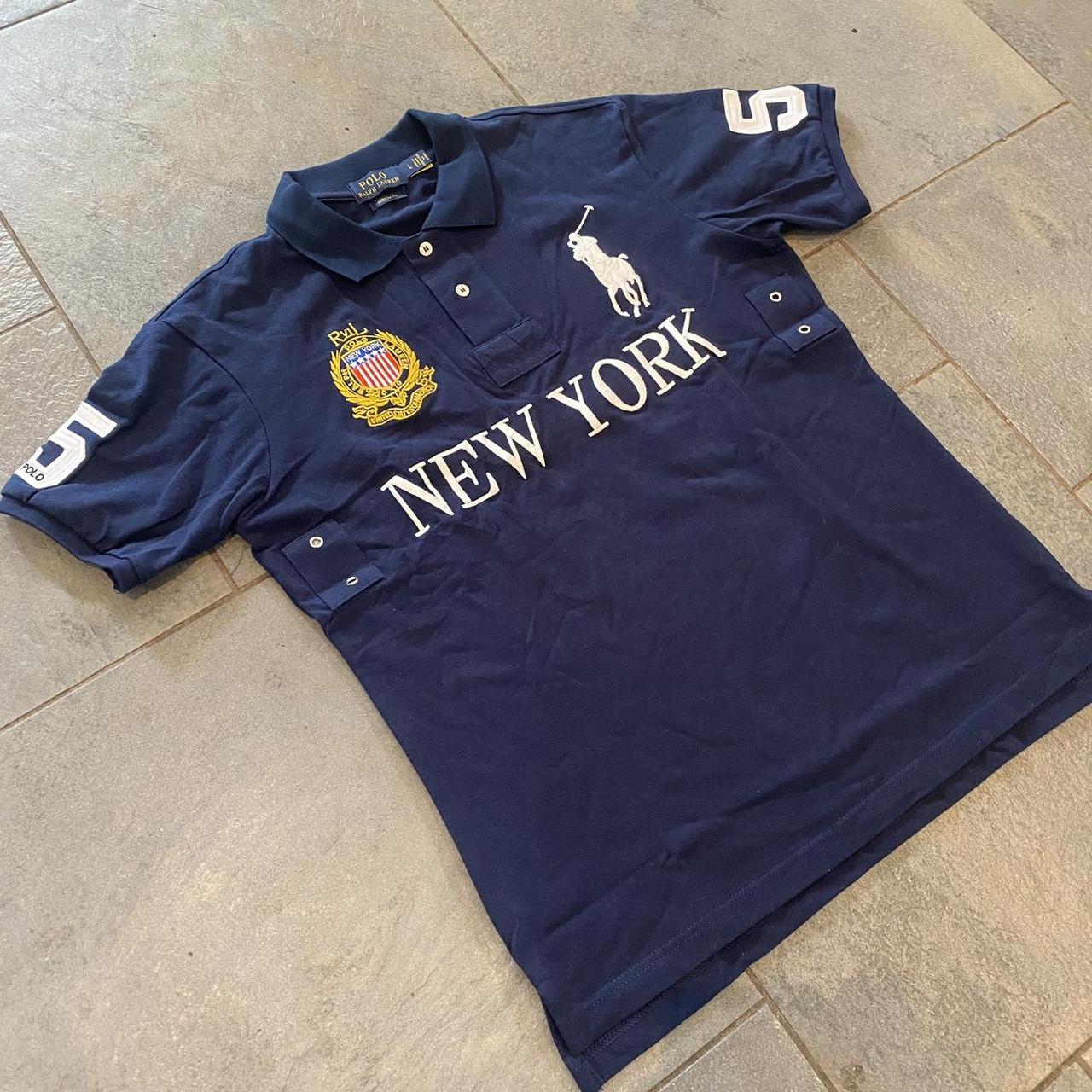 New York Ralph Lauren chief keef style polo Size L... - Depop