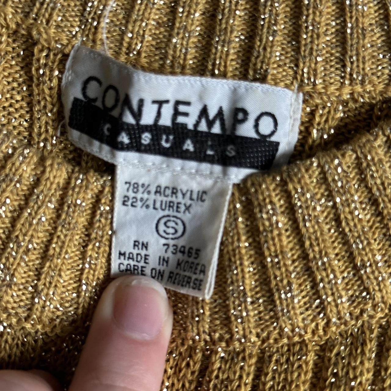 Size Small Gold Glitter Long Sweater ⭐️ Brand... - Depop