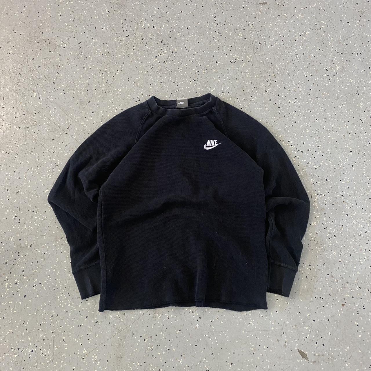 Nike black long sleeve Large - Depop