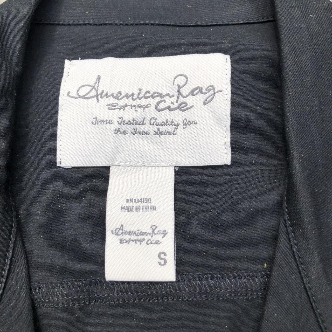 American Rag Size: S 🌸 Black lightweight jacket with... - Depop