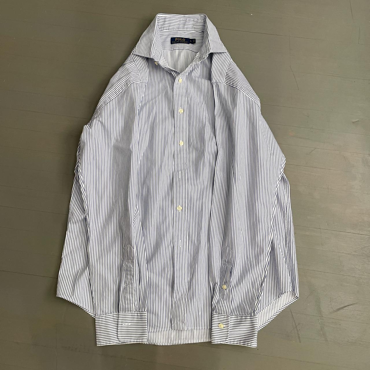 Polo Ralph Lauren Men's White and Blue Polo-shirts | Depop