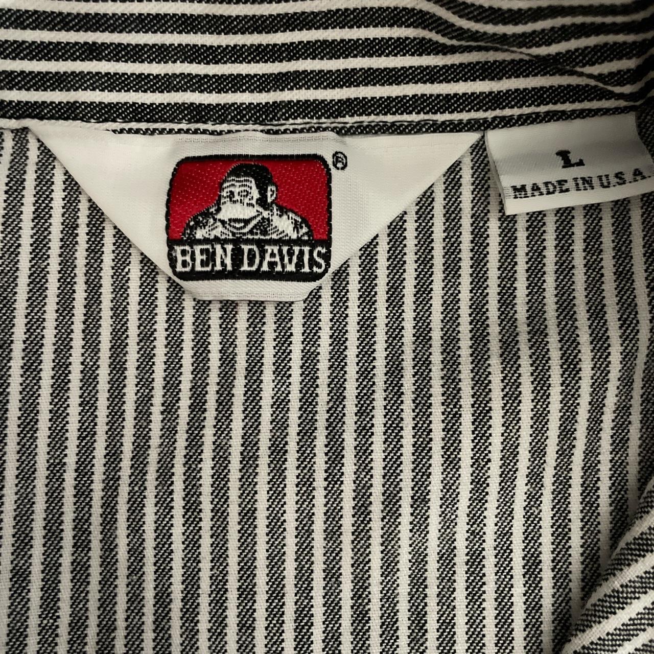 Brand New Vintage Ben Davis Work Shirt 1/4 zip... - Depop