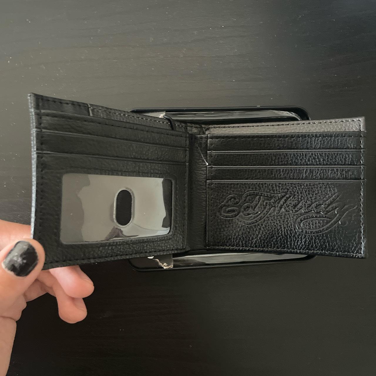 brand new ed hardy wallet , price is firm and comes... - Depop