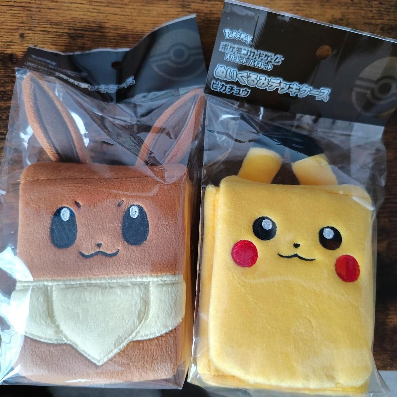 Pokémon TCG Plush Card Deck Case set - Pikachu and... - Depop