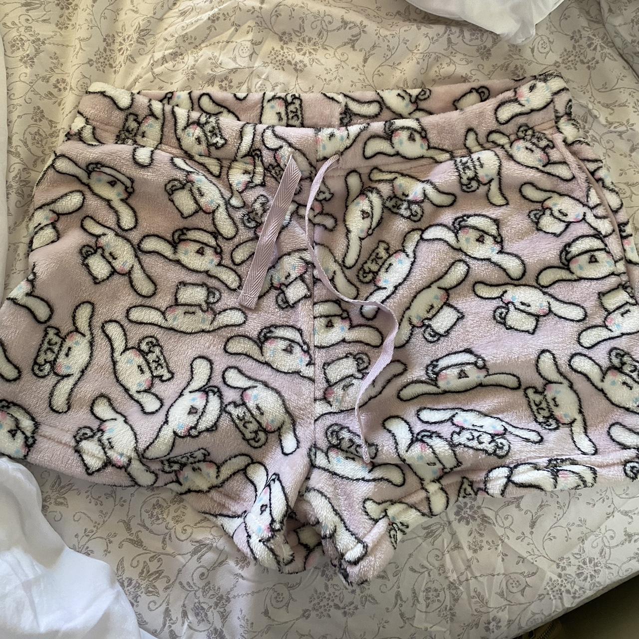 cinnamoroll fuzzy pj shorts! #hellokitty #sanrio - Depop