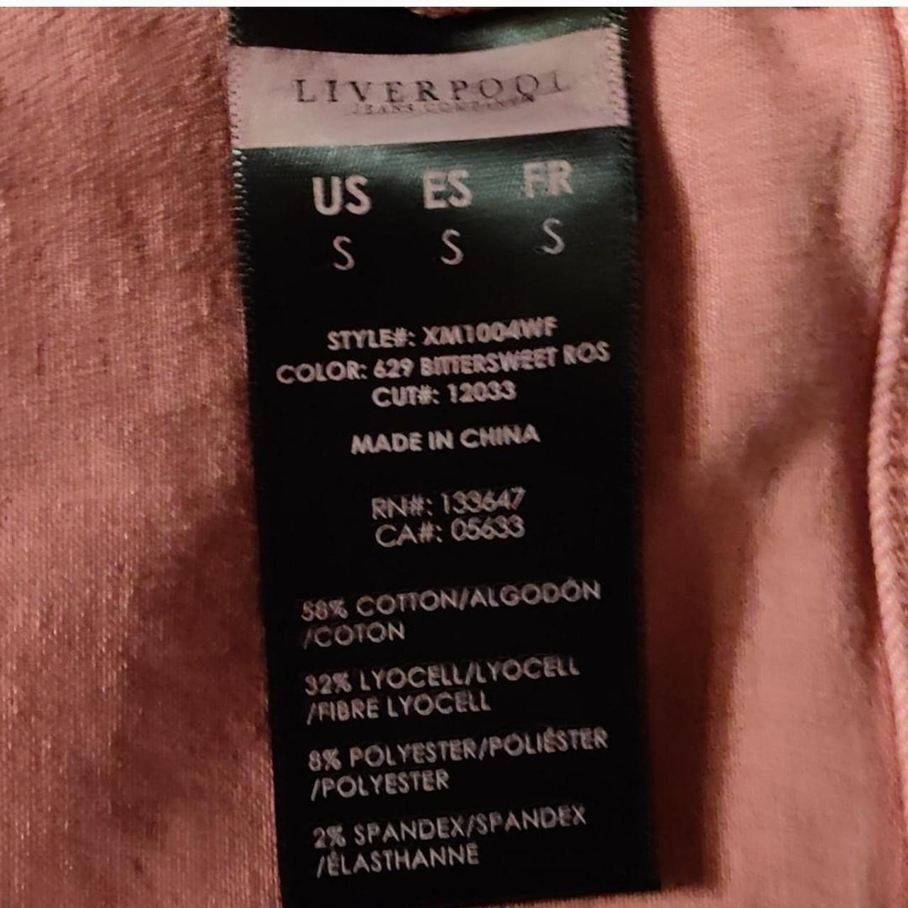 Liverpool Los Angeles Pink Denim Jean Jacket, size... - Depop