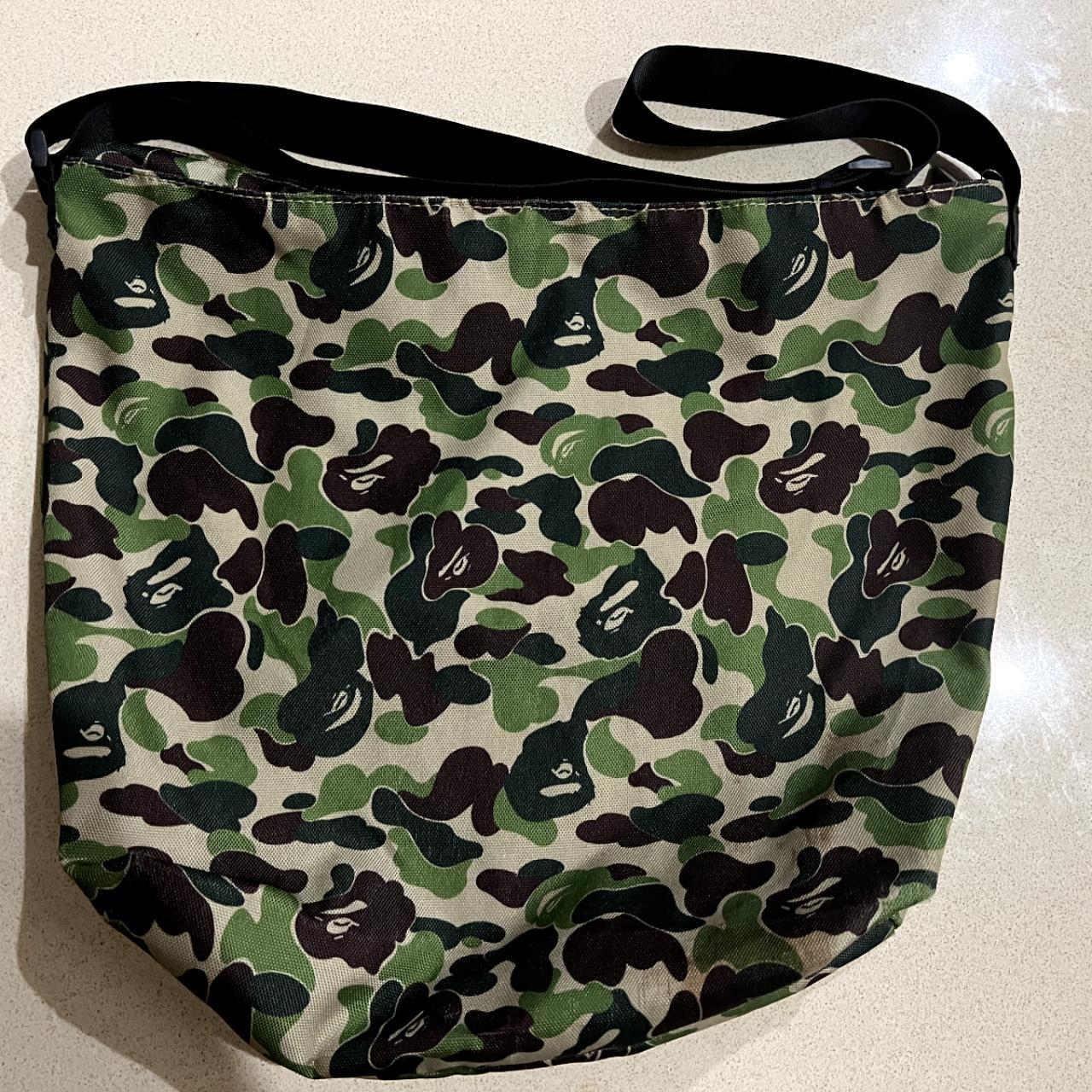 A BATHING APE Bape Big Shoulder Pouch Bag CAMO... | Depop