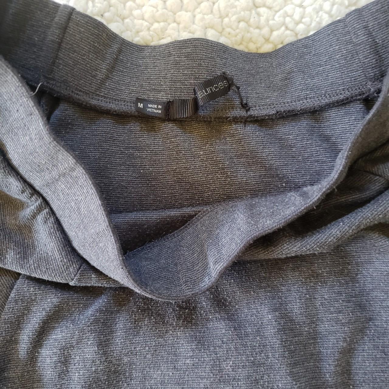 gray mini skirt slight pilling, no flaws stretchy... - Depop