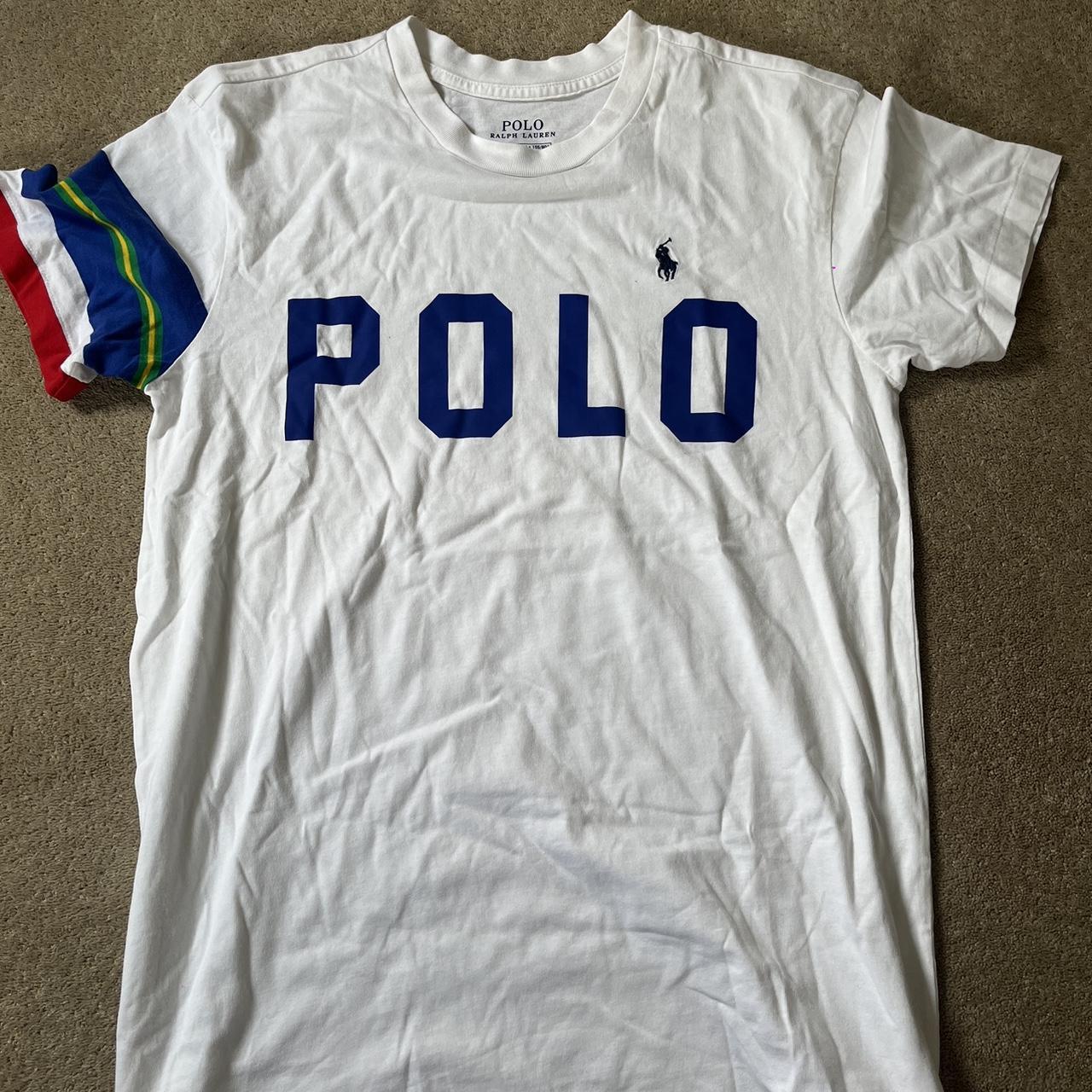 RALPH LAUREN POLO T-SHIRT only worn once or... - Depop