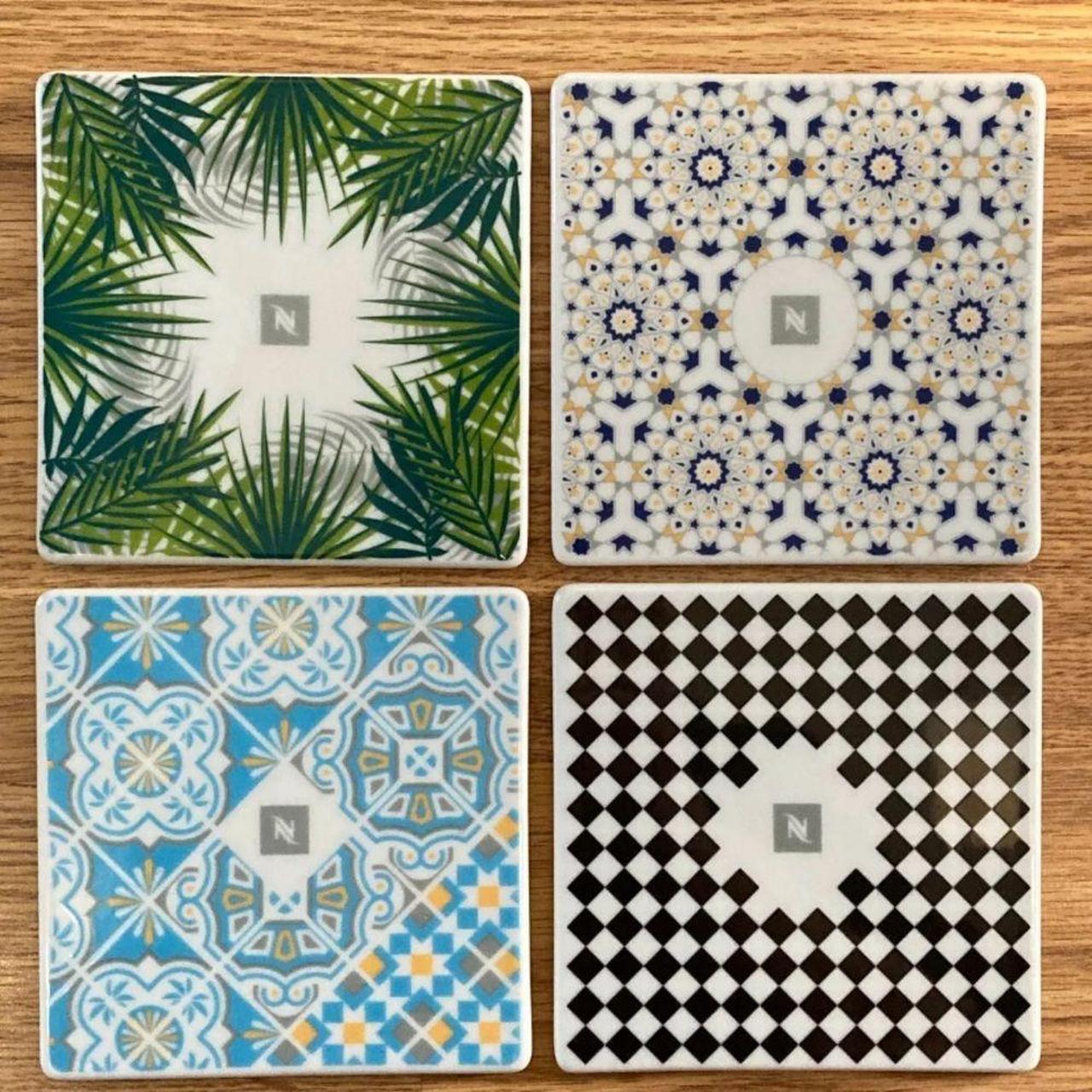 Brand new set of 4 porcelain Nespresso 2022 world... - Depop