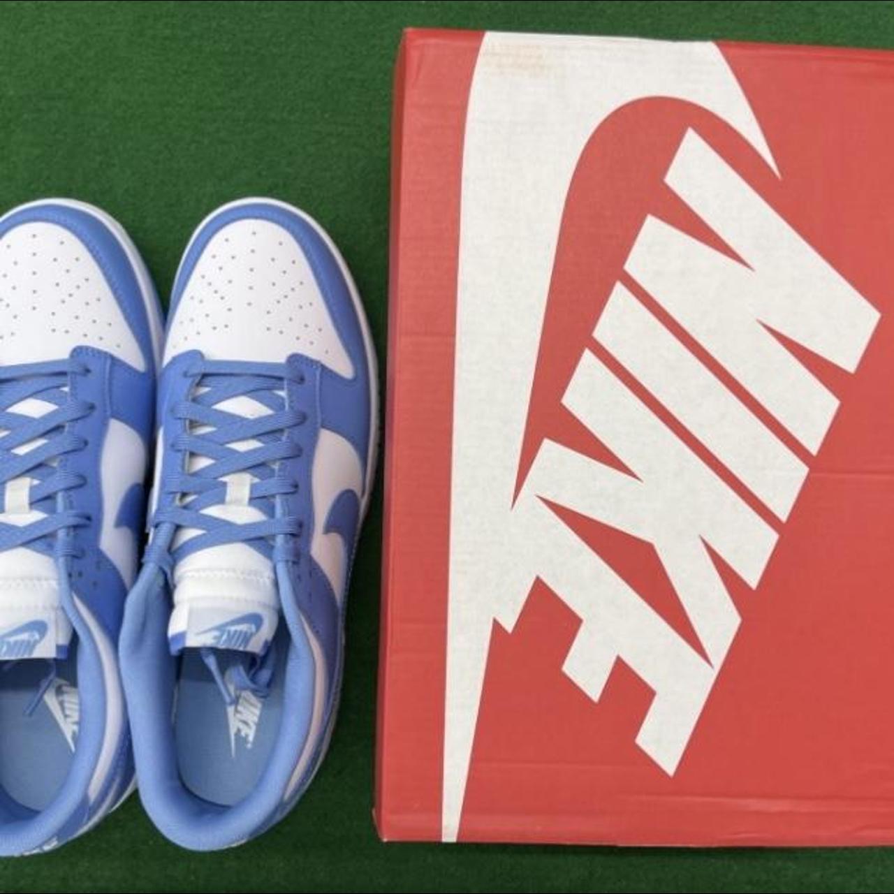 Nike university Blue dunks size 11 From GOAT With... - Depop