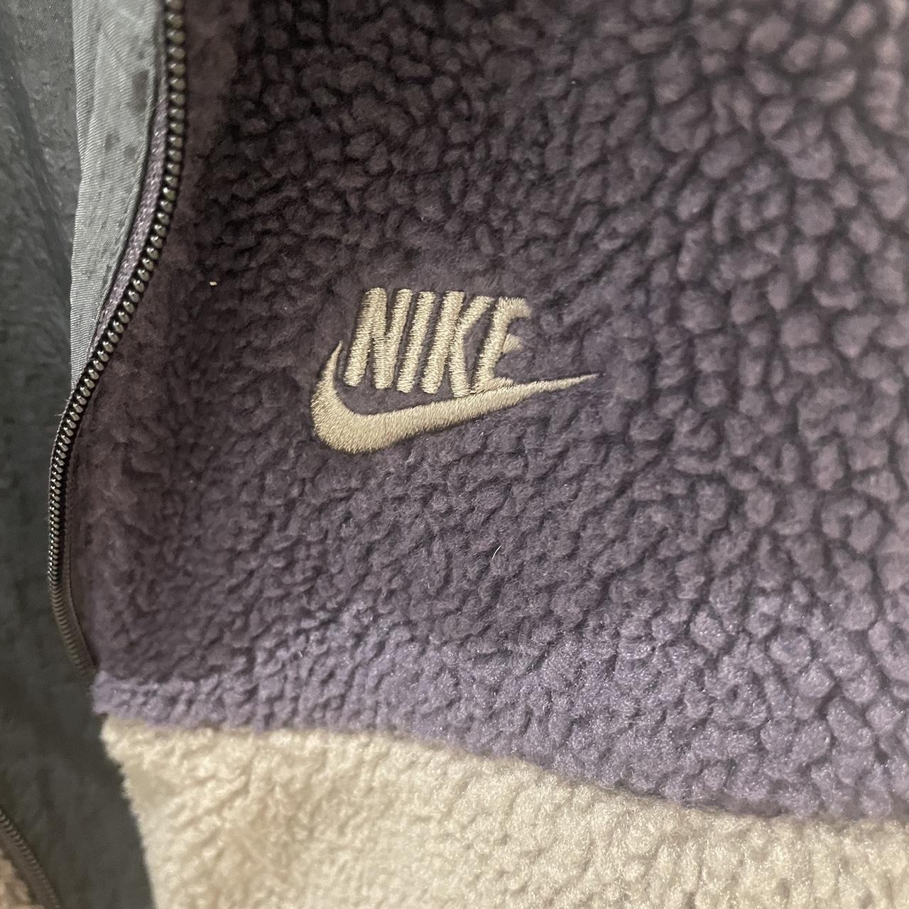 nike reversible boa fleece jacket #nike #reversible... - Depop