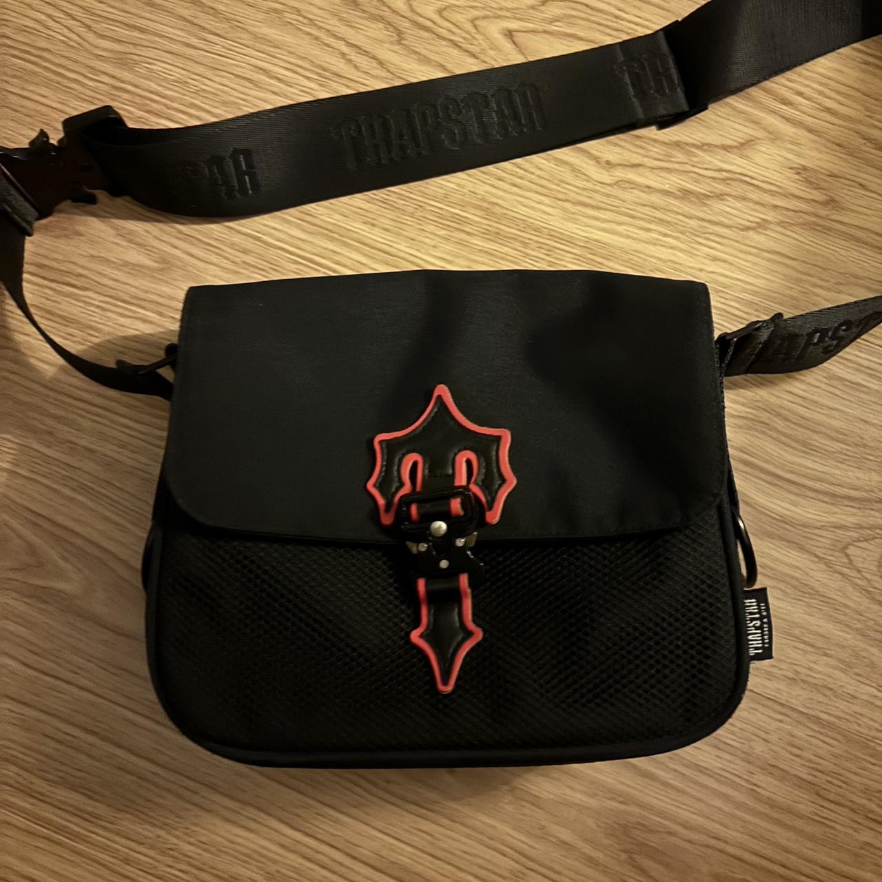 Trapstar 2.0 Red and Black Bag. Slightly worn no... - Depop