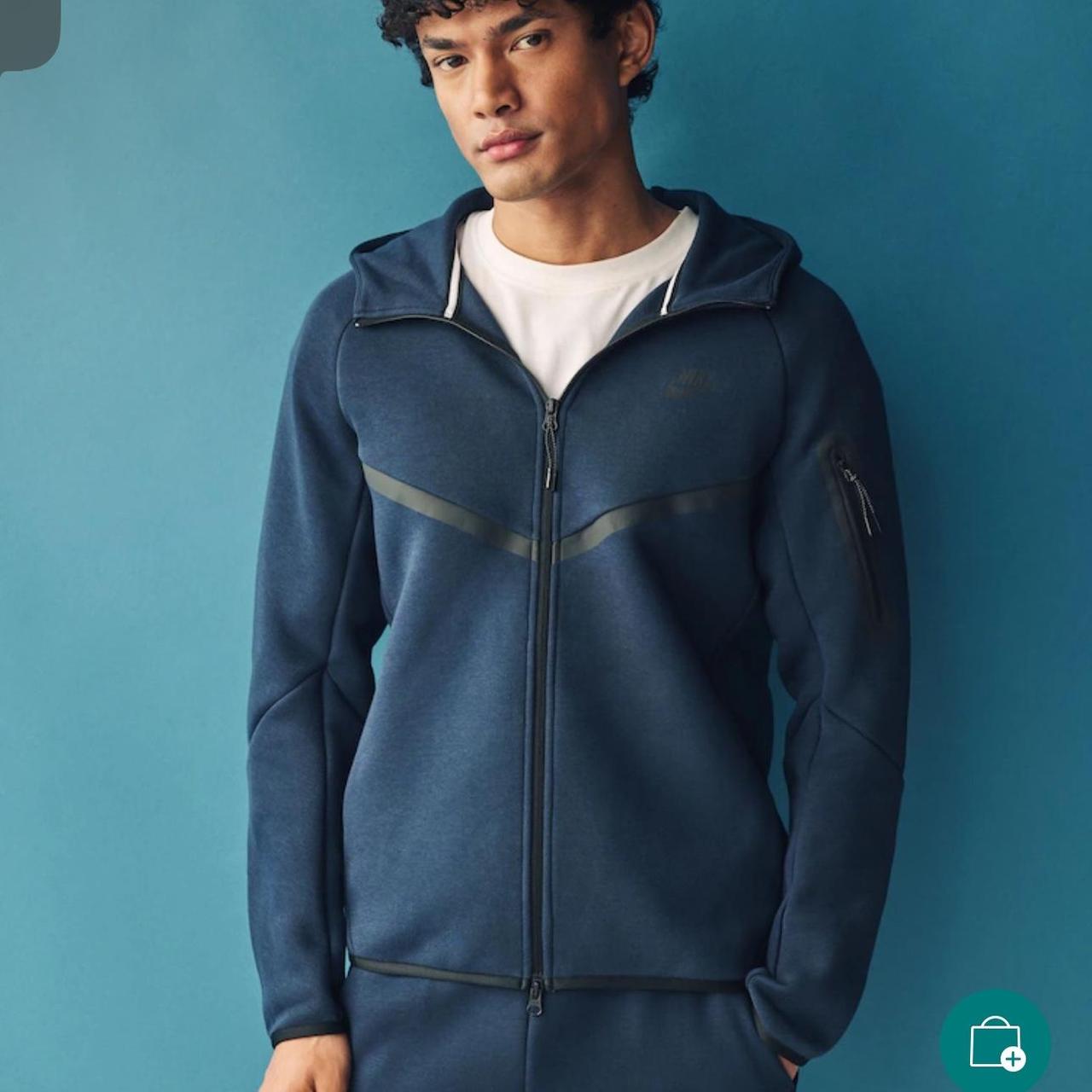 Nike Tech Fleece Navy Blue Full Tracksuit Size S | Depop