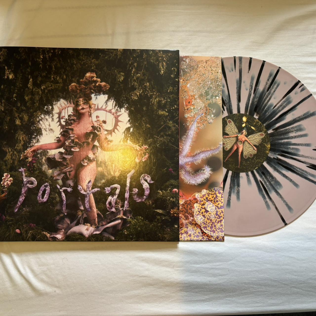 Portals Limited Edition Baby Pink with Black Swirl... - Depop