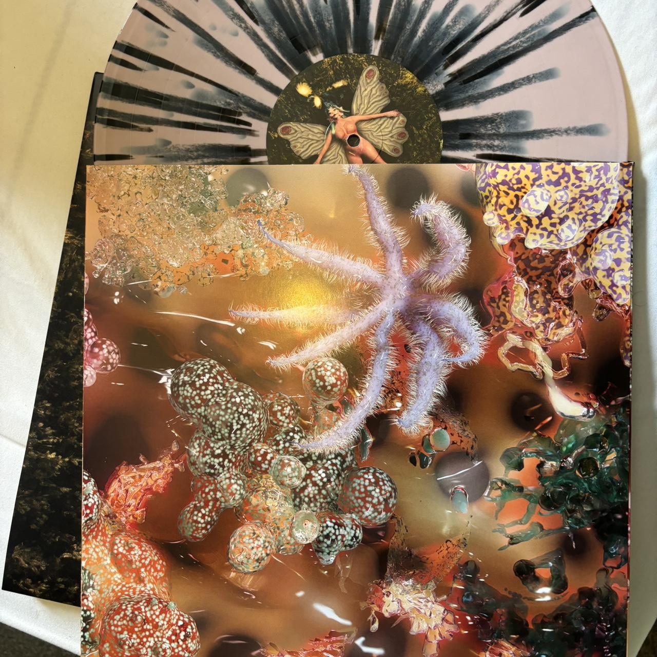 Portals Limited Edition Baby Pink with Black Swirl... - Depop