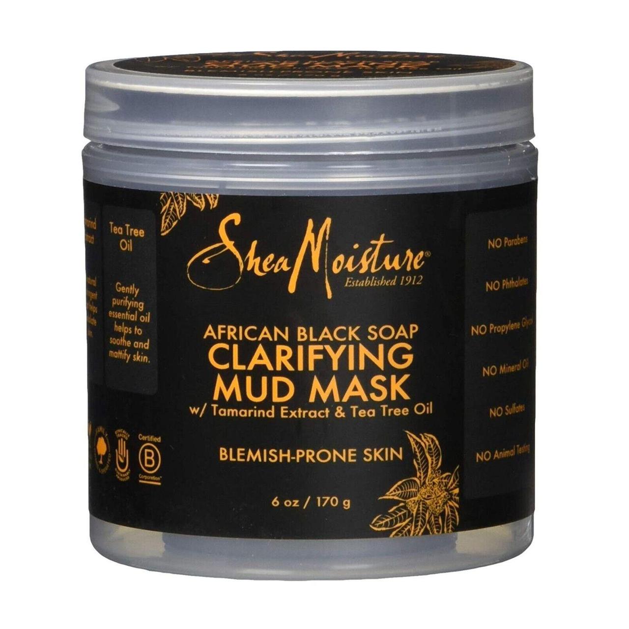 Shea Moisture African Black Soap Clarifying Mud Depop