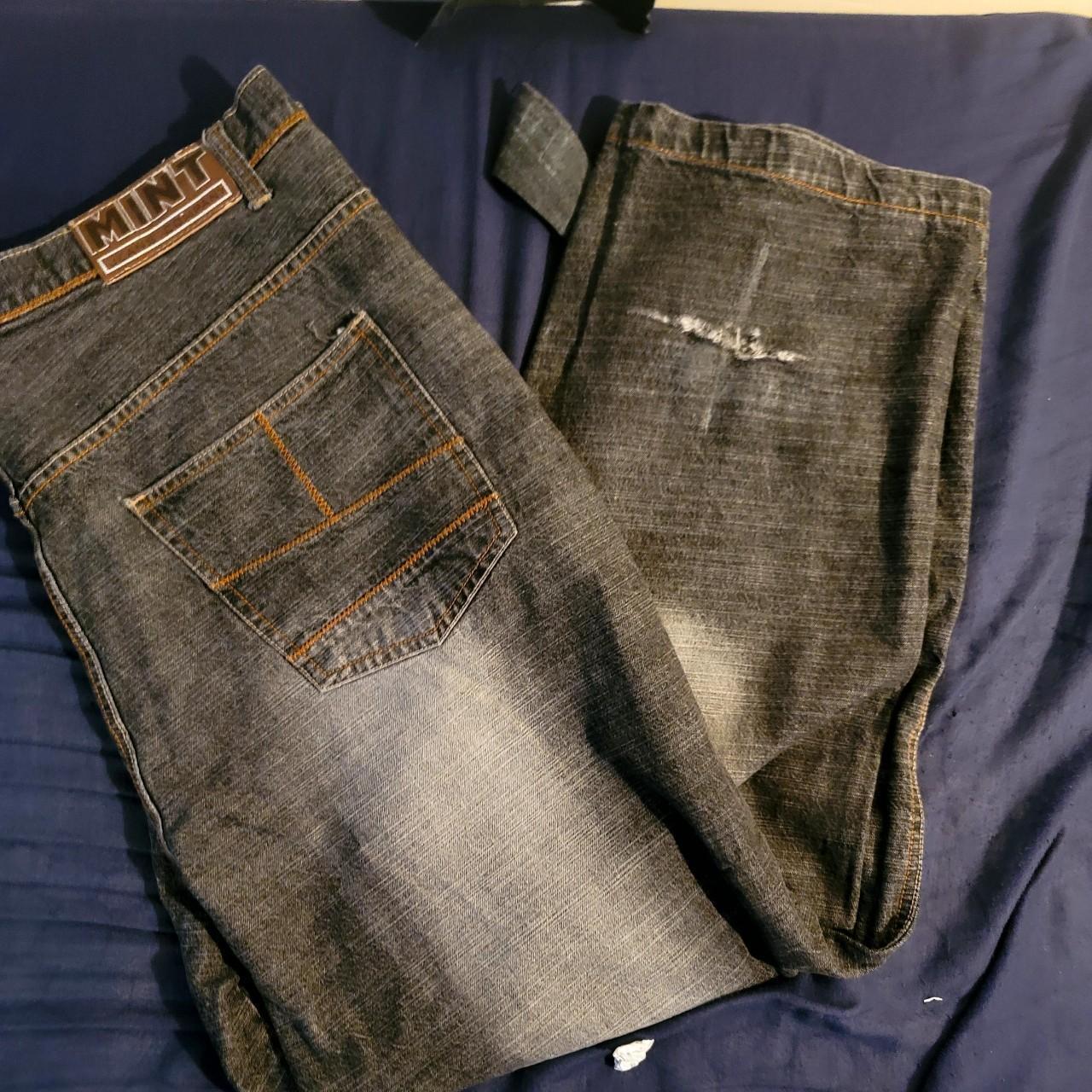 MINT DENIM JEANS 42X34 BAGGY... - Depop