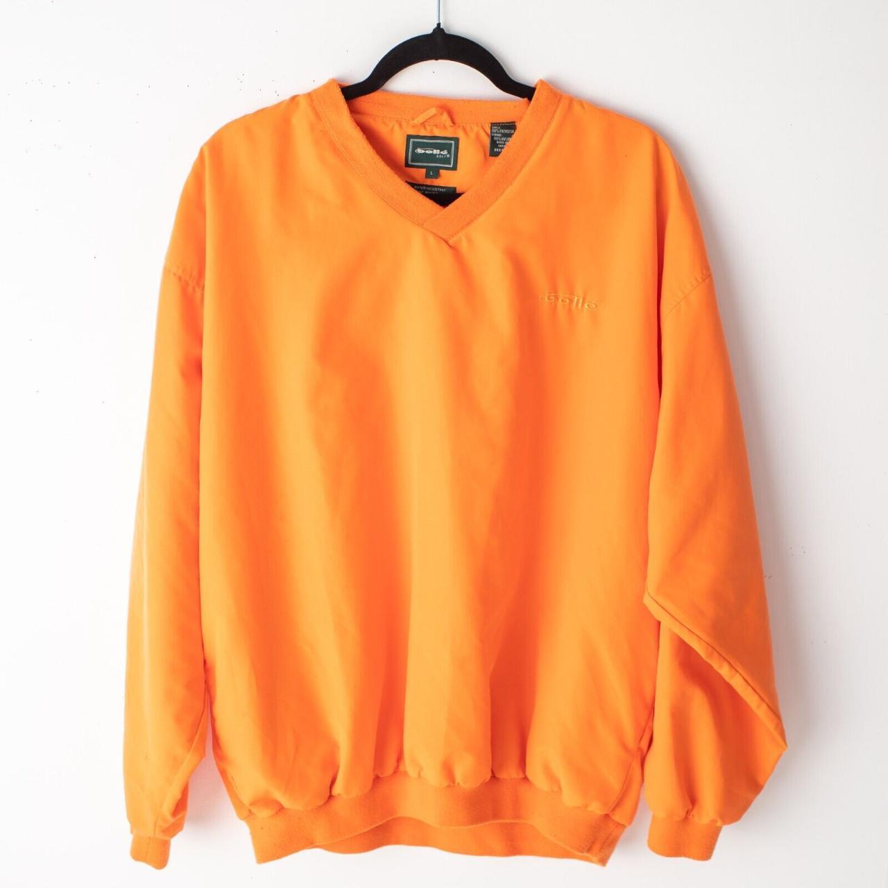 Bolle Golf Men's Pullover Jacket Orange- Wind /... - Depop