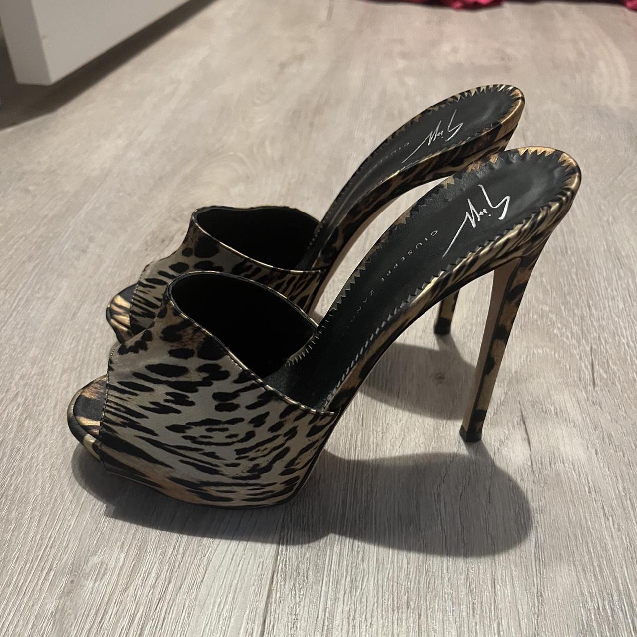 the craziest Giuseppe Zanotti leopard print heels to... - Depop