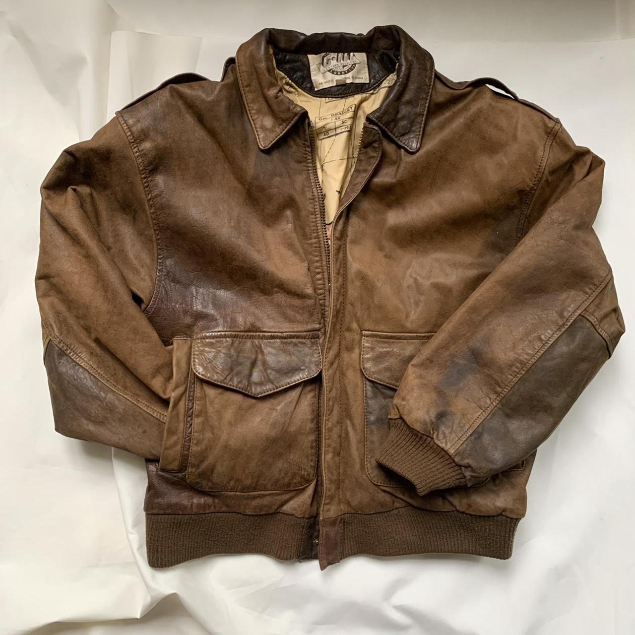 Incredible authentic vintage bomber jacket. Real... - Depop