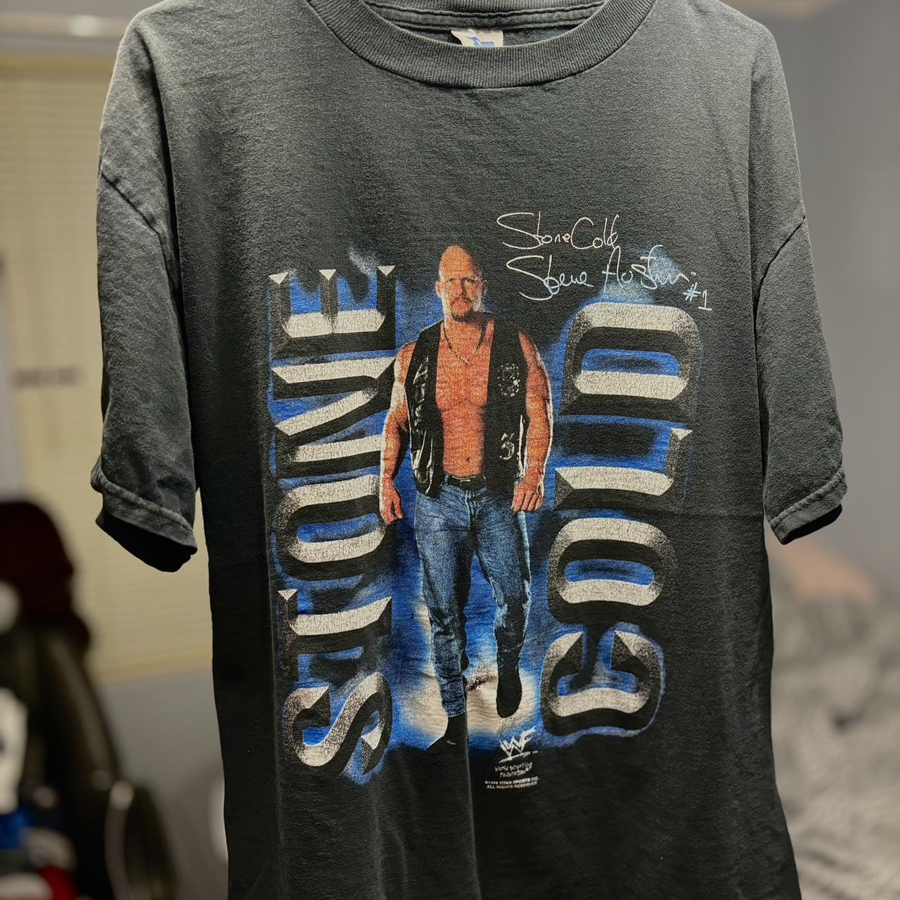 Vintage Stone Cold 3D lettering 🔥 1998 Size- Large... - Depop