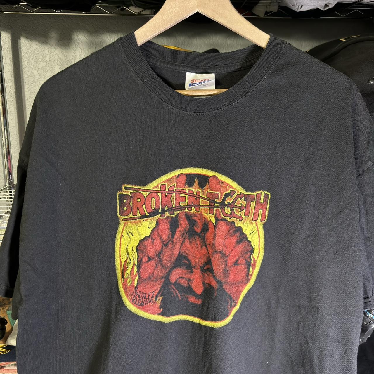 Vintage Broken Teeth band shirt🔥 Size:... - Depop