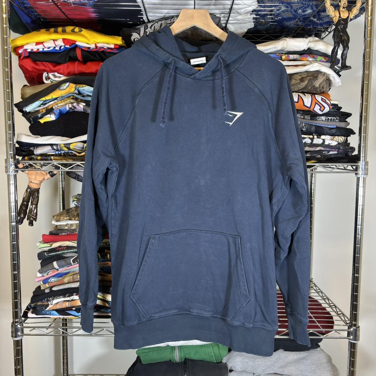 Gymshark hoodie blue color way Size:... | Depop