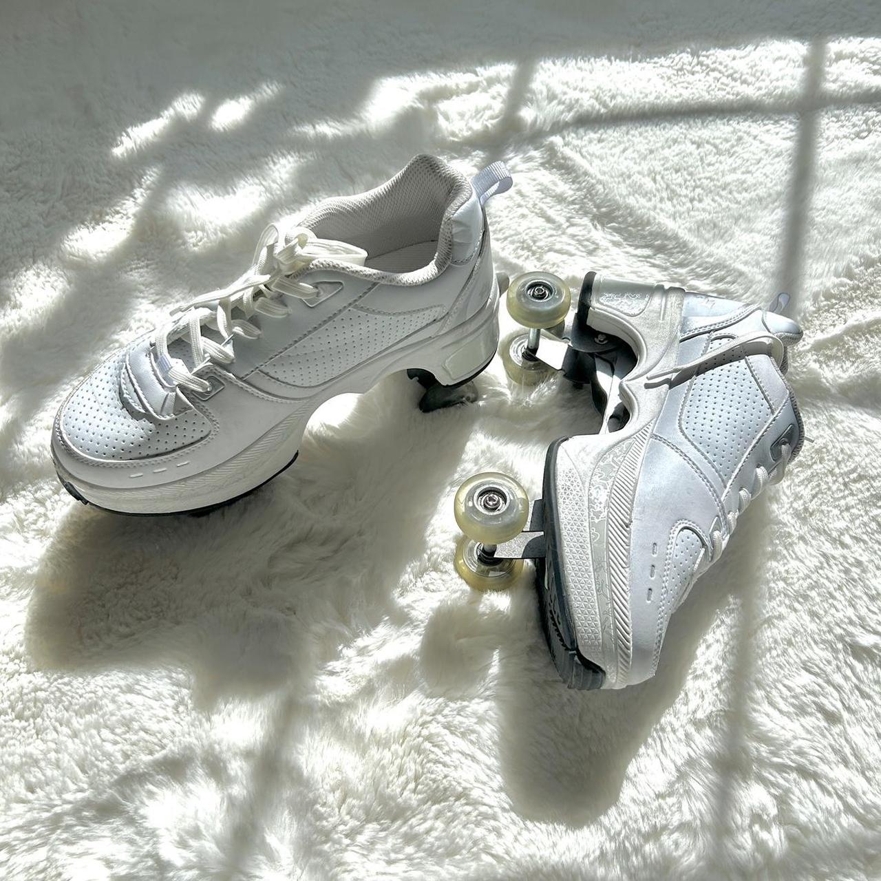 Retractable roller blade shoes ️ ️ Size Womens 7.5-... - Depop