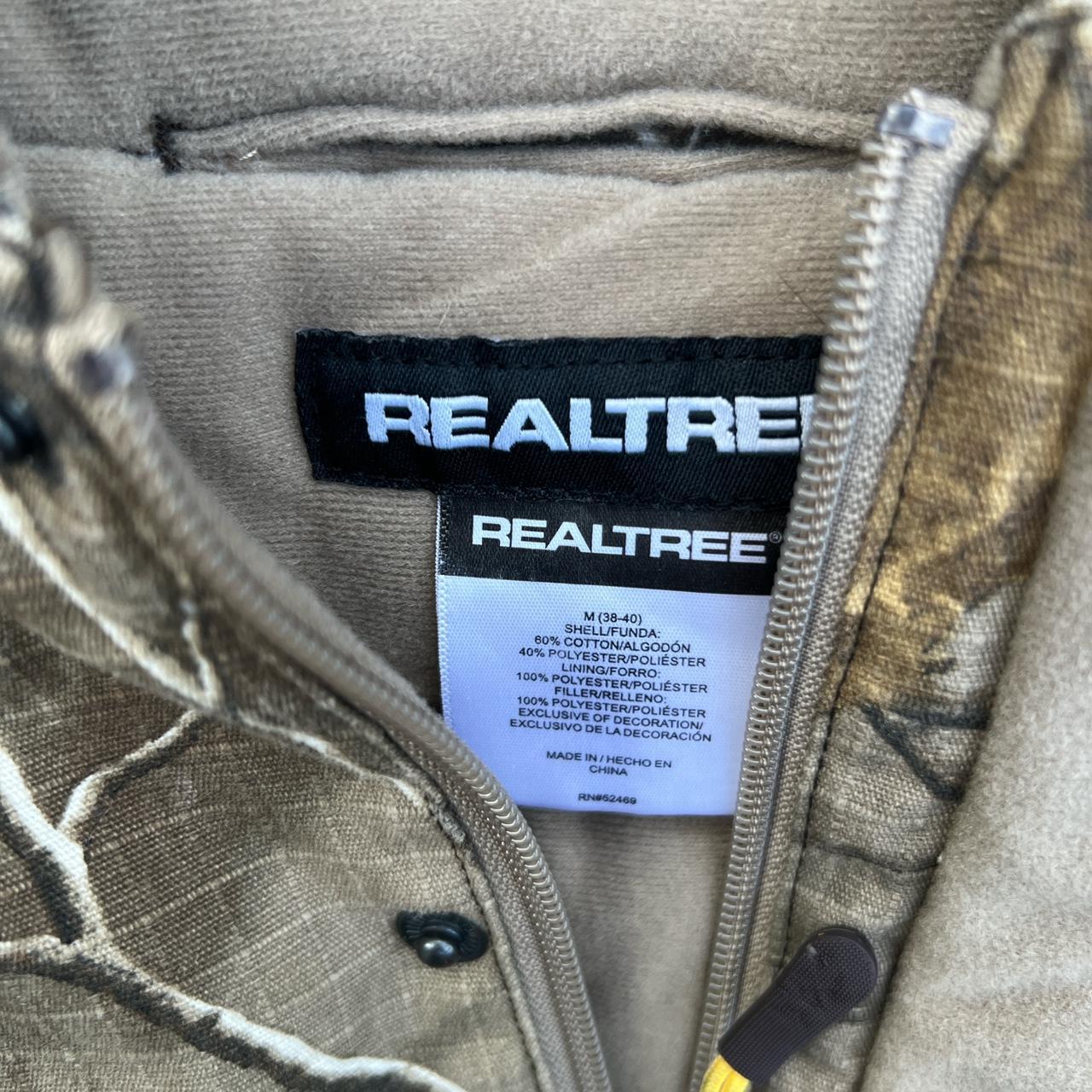 Realtree camo hunting jacket - brown and green... - Depop