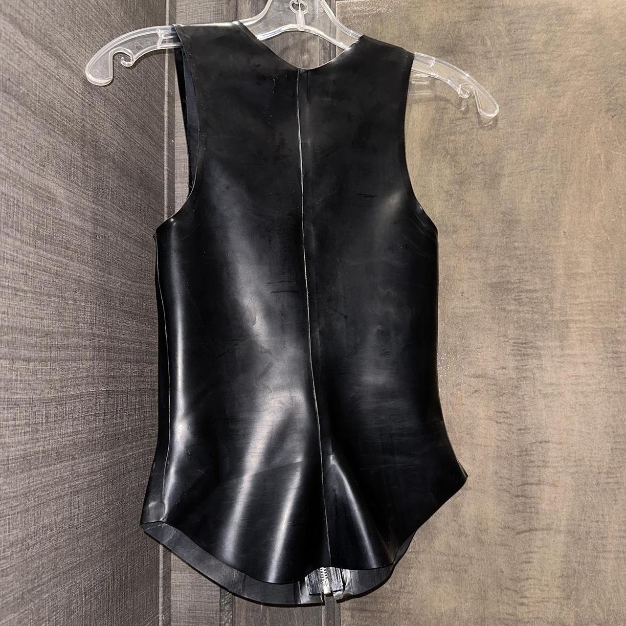 Honour Clothing 100% Latex Zipped Vest Top. - Depop
