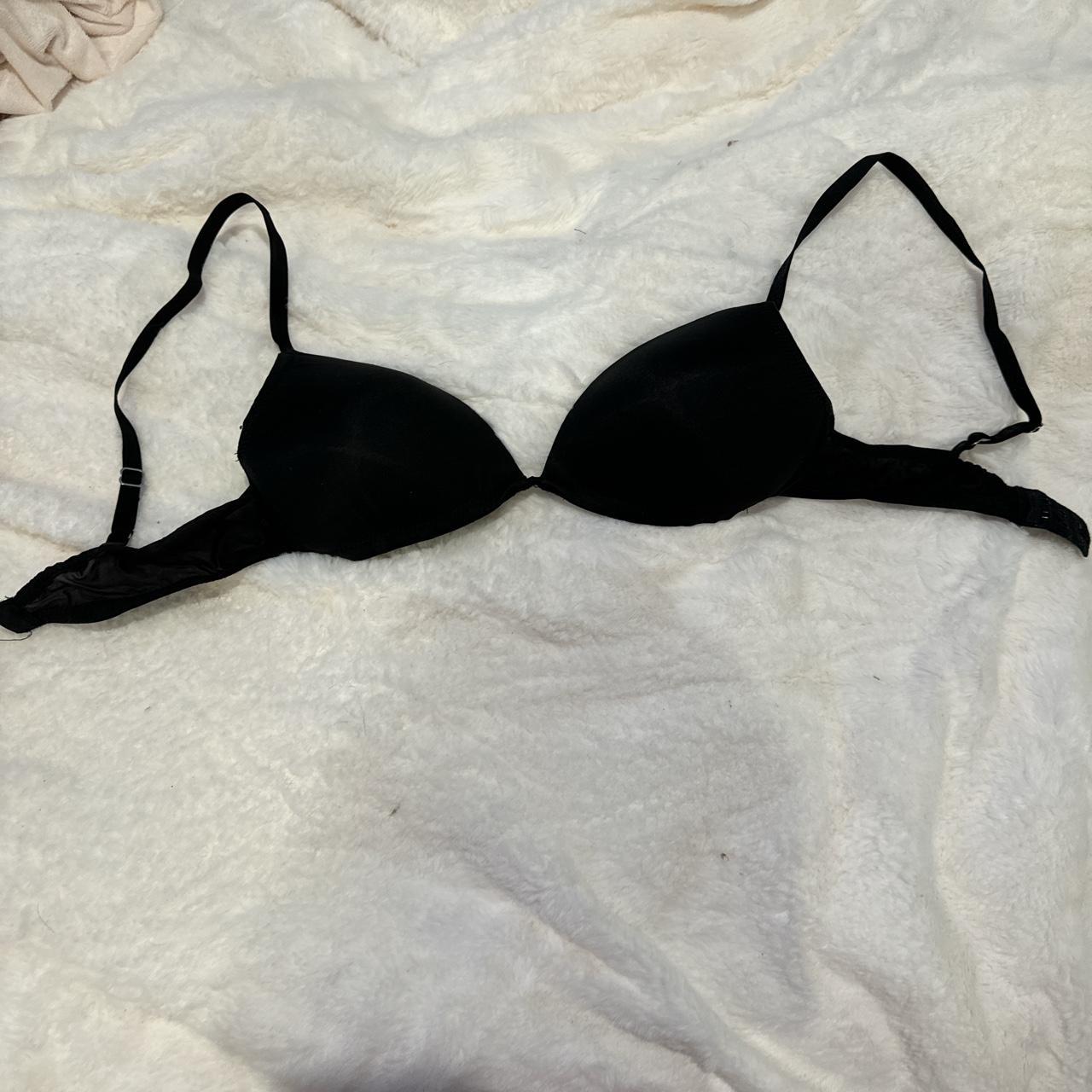 A cup black bra - Depop