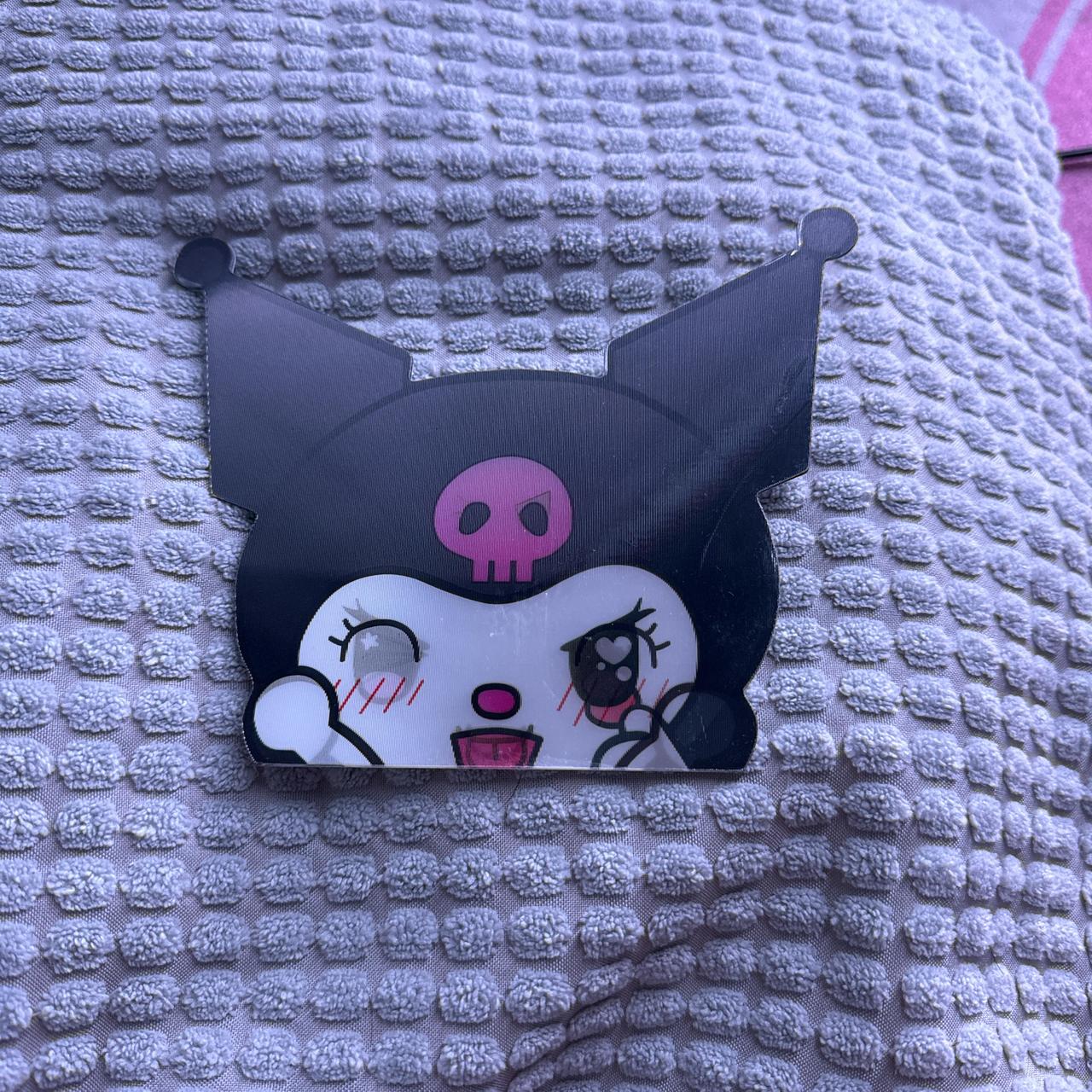 3D sanrio kuromi car sticker decal with three... | Depop