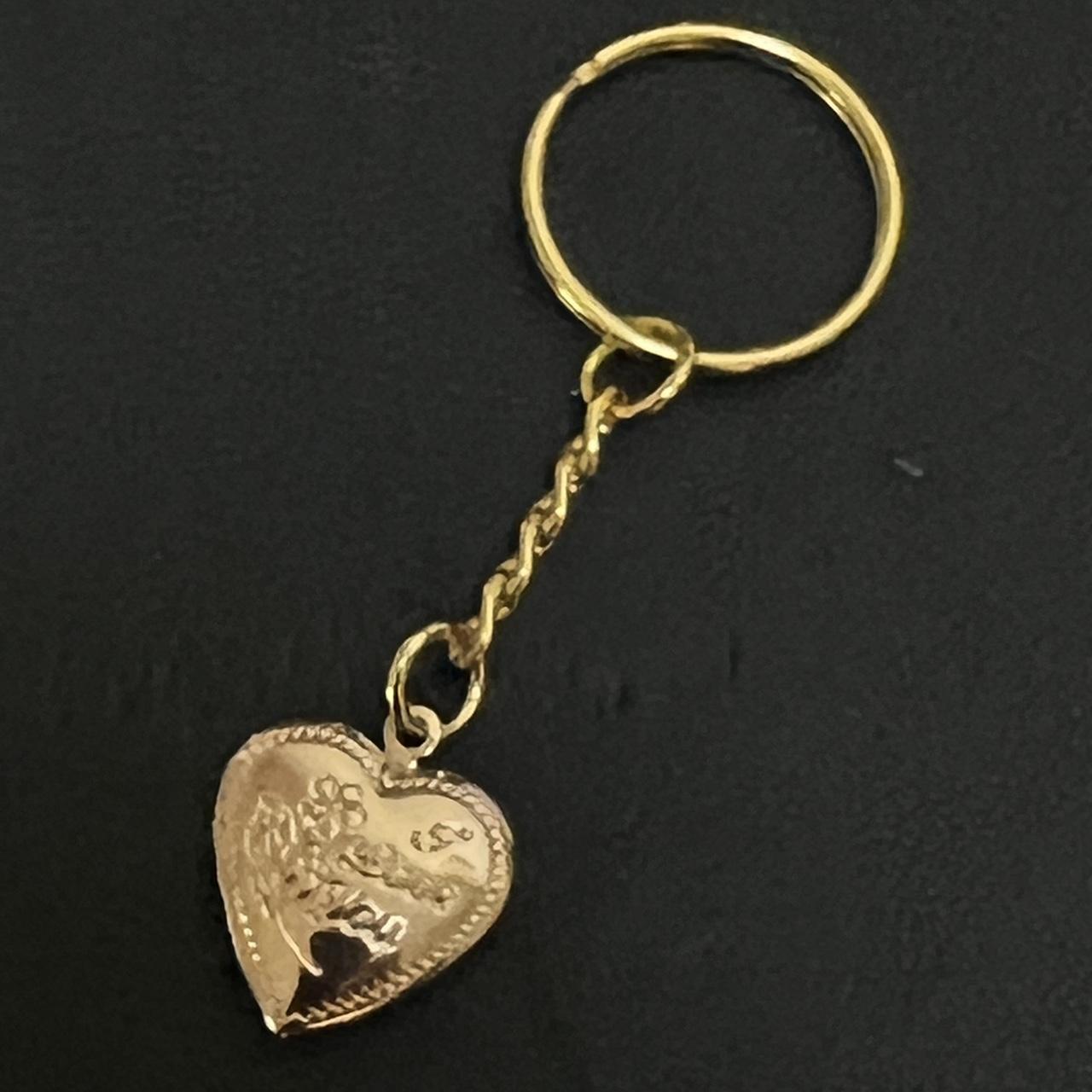 Heart locket keychain In Stock! Ships 1-2... - Depop