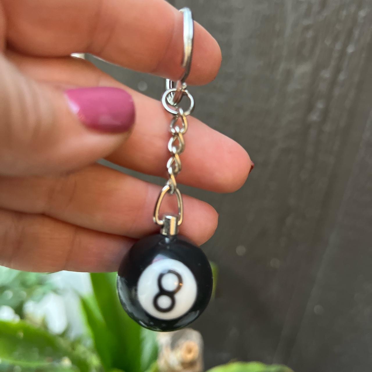 🎱 8ball Keychain Vintage 8 ball keychain. *As... - Depop