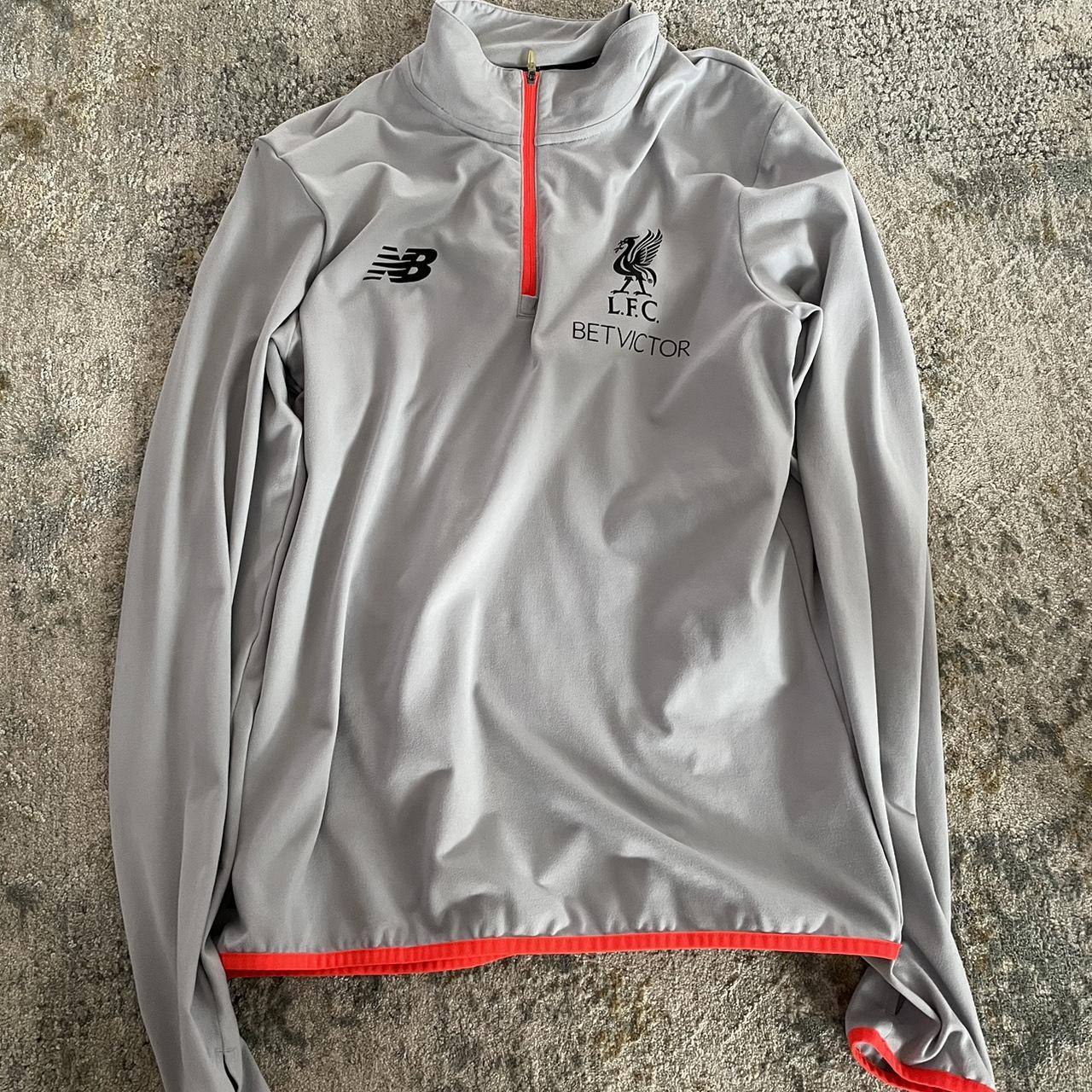 Liverpool fc new balance quarter zip fleece - Depop