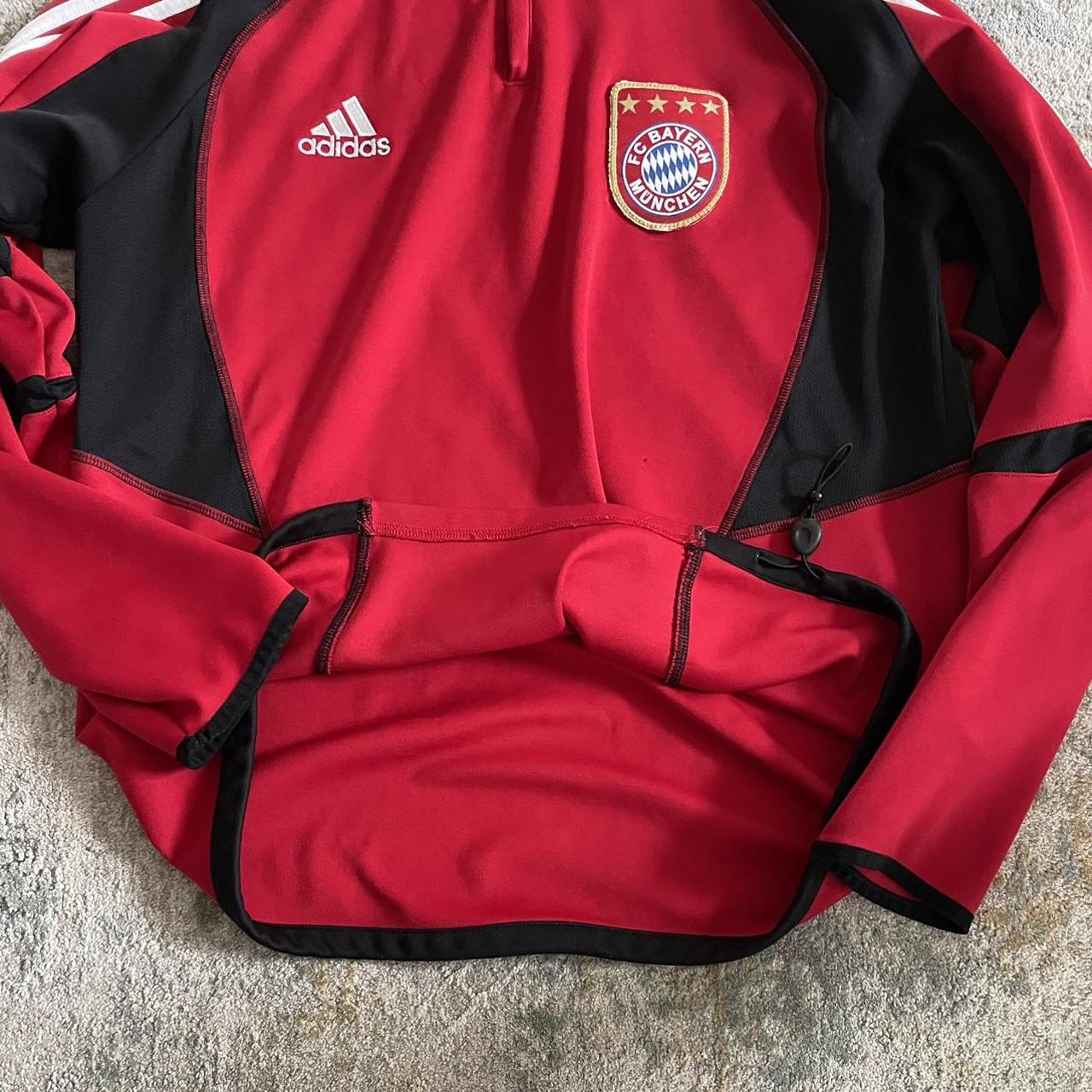Vintage FC Bayern Munich adidas quarter zip jacket - Depop