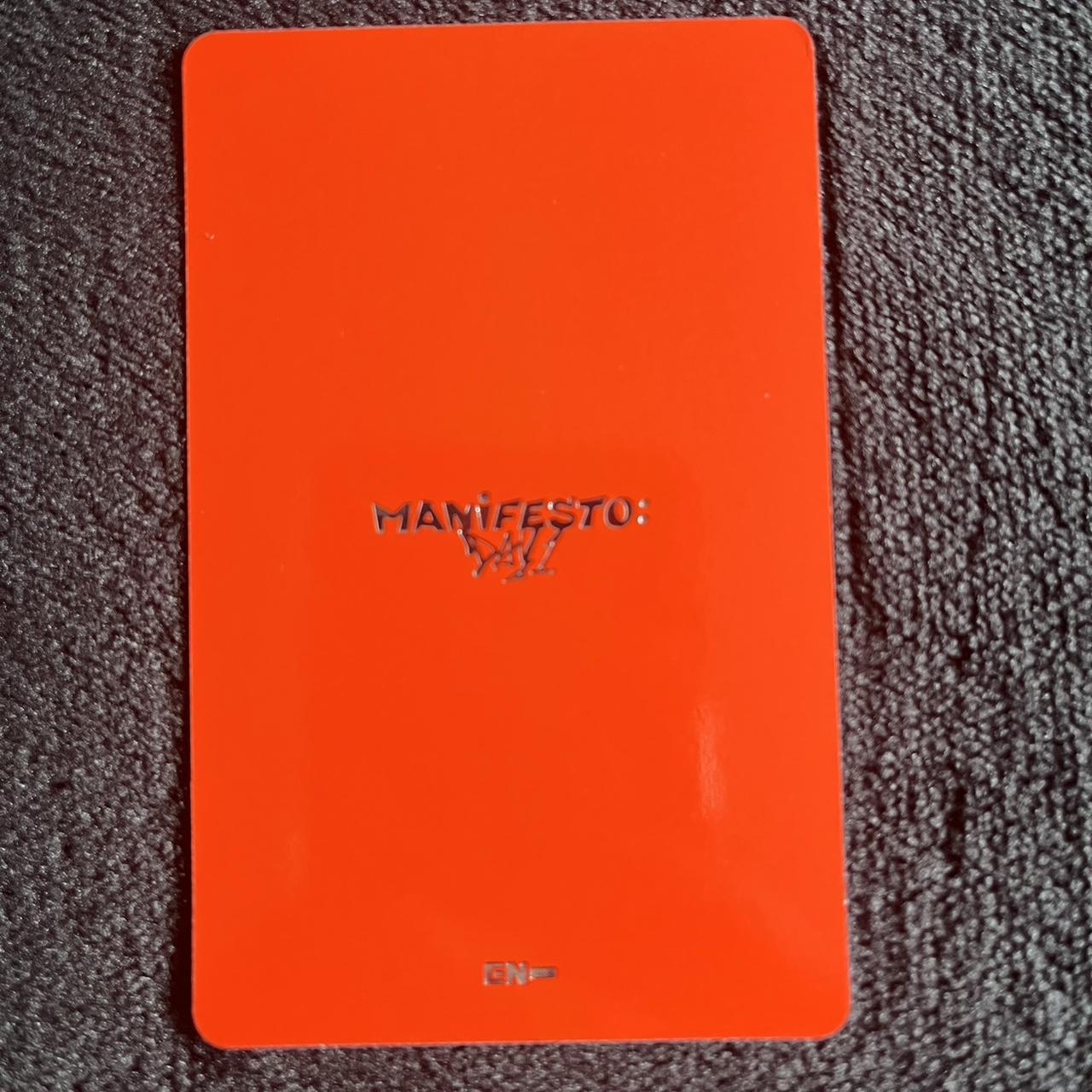 Enhypen Official Jay Manifesto Day 1 J Version... - Depop